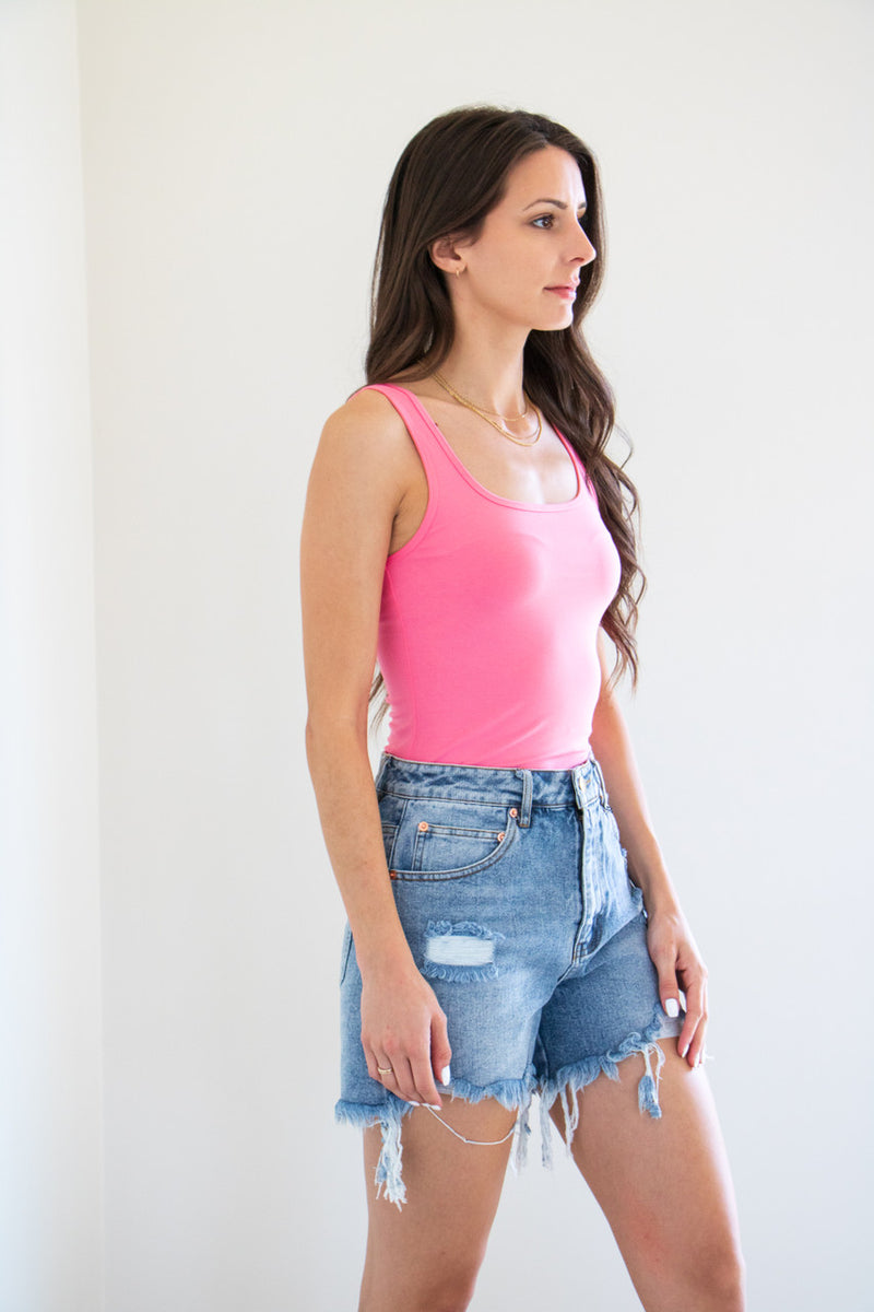 Hannah Bodysuit in Pink – PRIV Collections